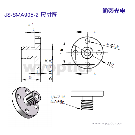SMA905座子,SMA法兰,SMA905接口,SMA905母头